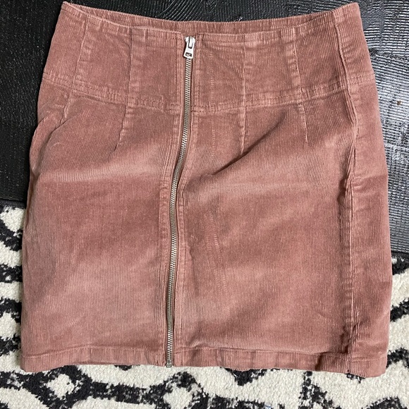 wild fable | Skirts | Wild Fable Rose Pink Velvet Denim Skirt Worn ...